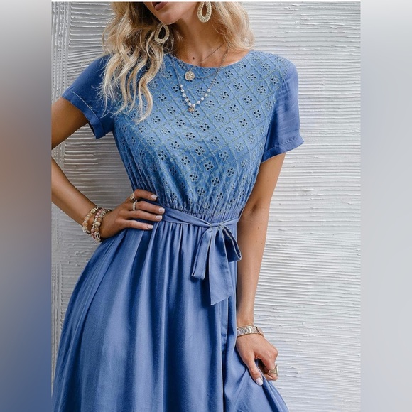 Simplee | Dresses | Small Simplee Womens Striped Linen Long Dress ...